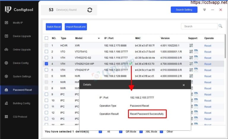 [Video] Instructions for exporting XML File to reset password for Dahua Camera - Application System