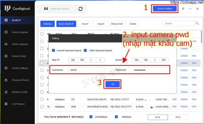 How to add Camera DH-H2AE, DH-H4AE to Dahua Recoder - Application System