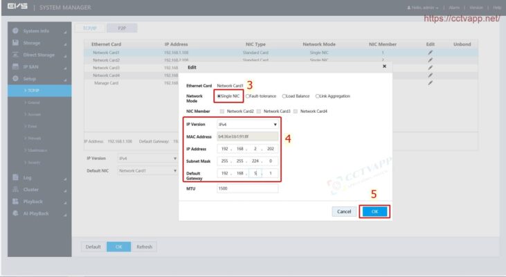 Basic Instructions For Using Evs Dahua Storage Server Application System