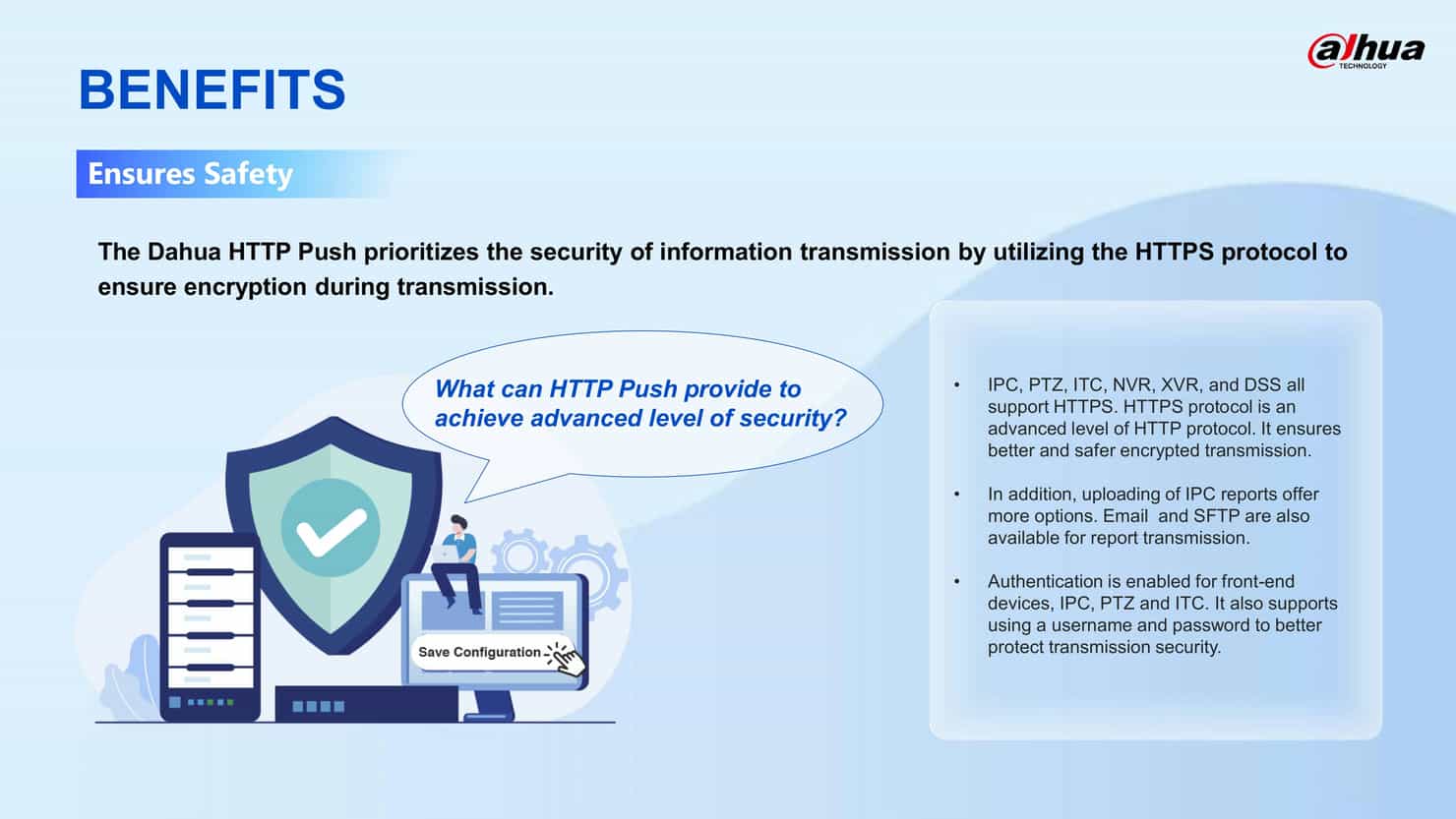 Dahua Easy connection HTTP Push - Application System